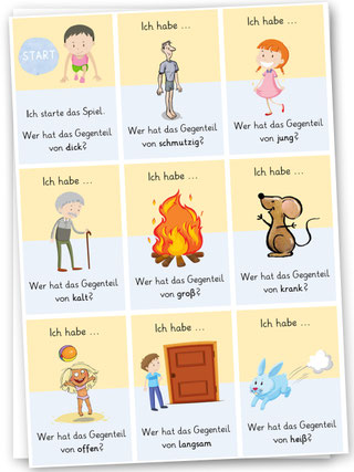 Ich habe Wer hat Spiel - Grundschule :: Material