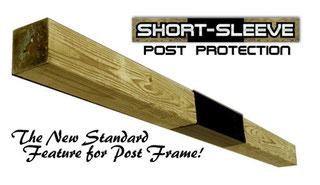 Plastic Post Covers - Plasti-Sleeve - The original in post frame ...