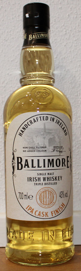 Ballimore Irish Single Malt Whiskey IPA Cask Finish - Whisky Tasting ...