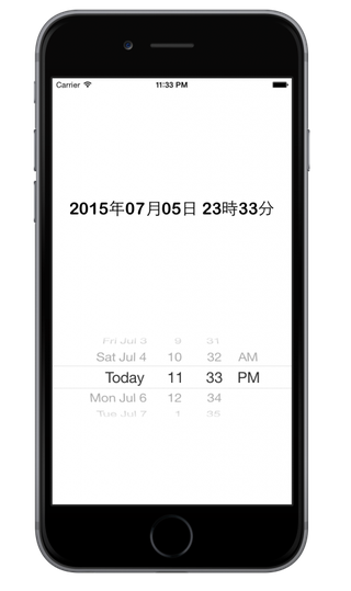 Swift DatePicker（デイトピッカー） - iscene ページ！