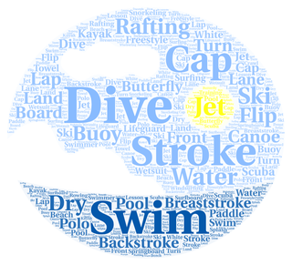Swimming and water sports vocabulary - Ejercicios inglés online