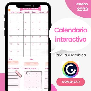 Calendario interactivo de enero - MatematicABNdo