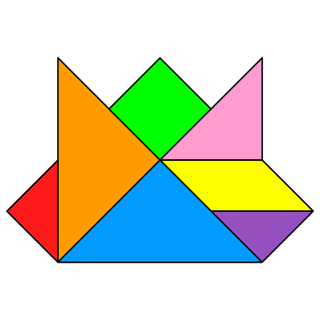 Tangram Crown - Tangram solution #259 - Providing teachers and pupils ...