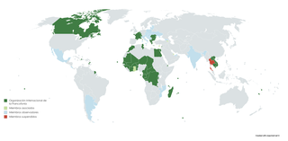 Organización Internacional de la Francofonía - Mapas y Banderas