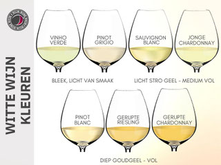 Wijn kleurenkaart - Wat zegt de kleur van wijn? - Wijn Wine Wein