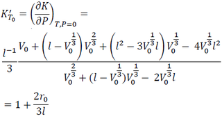 Vinet equation of state - Katsura's High-Pressure Earth