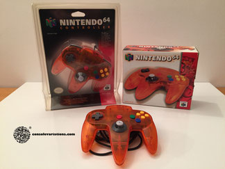 orange nintendo 64 controller