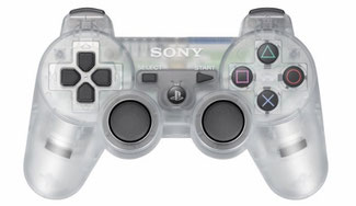 ps3 controller clear green