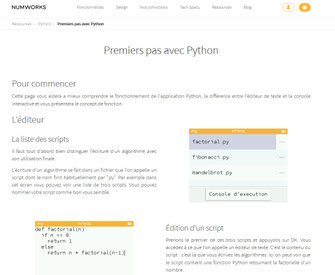 Activités PYTHON & NUMWORKS - Site Ellasciences de Sciences physiques ...