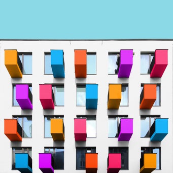 Colorful architecture photography - Paul Eis @the_architecture_photographer
