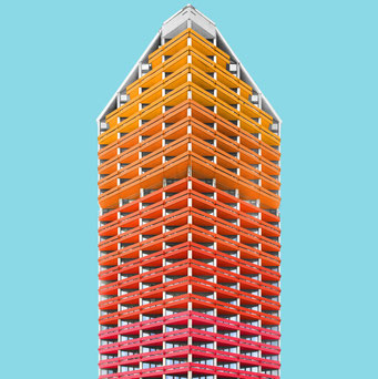 Colorful architecture photography - Paul Eis @the_architecture_photographer