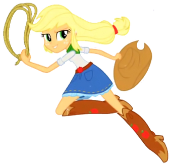 EQG AppleJack Vectors - rupahrusyaidi