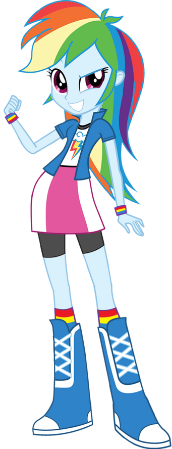 EQG Rainbow Dash Vectors - rupahrusyaidi