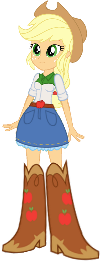 EQG AppleJack Vectors - rupahrusyaidi