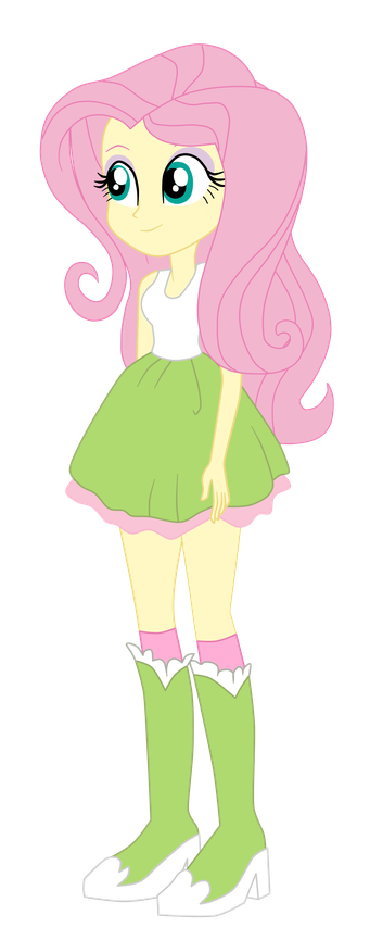 Fluttershy Equestria Girls Vector