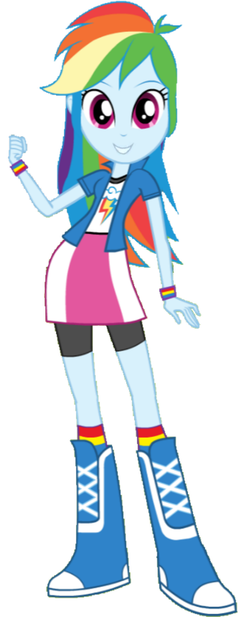 EQG Rainbow Dash Vectors - rupahrusyaidi