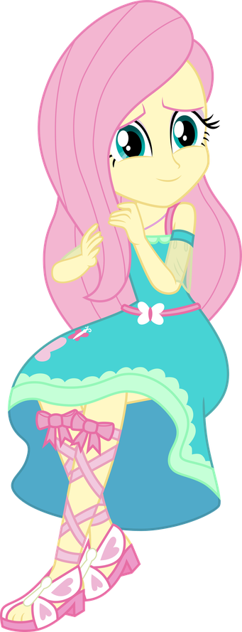 Fluttershy Equestria Girls Vector