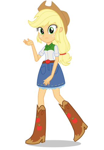 EQG AppleJack Vectors - rupahrusyaidi