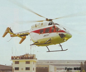 BK117 Milestones from 1974 until today - Hubschrauber - Helicopter