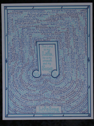 Personalized Original CBVs - Circular Bible Verses - displaying the ...