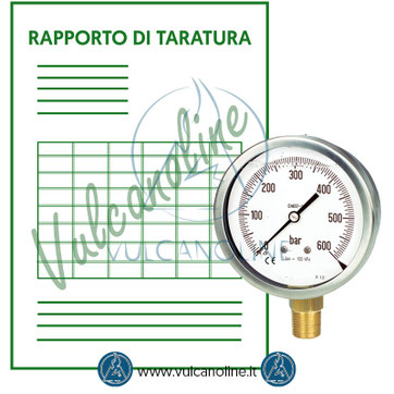 Taratura strumenti fgas - Vulcanoline