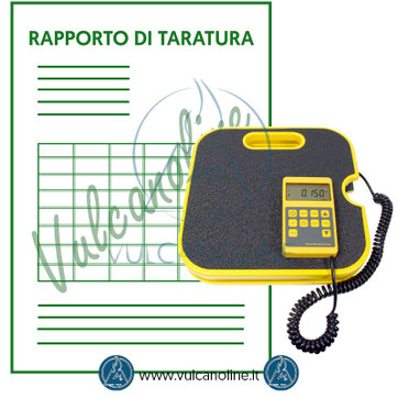 Taratura strumenti fgas - Vulcanoline