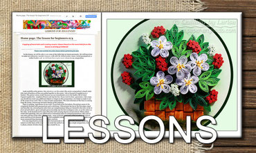 Quilling lessons - квиллинг картины
