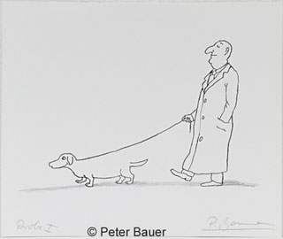 Peter Bauer Karikaturen - Kunsthandlung Langheinz | Bilder und Rahmen