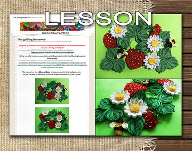 Quilling lessons - квиллинг картины