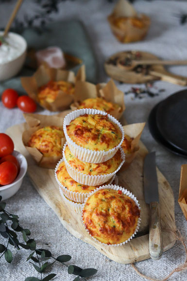 Gemüsemuffins - food-stories/ein vegetarischer Foodblog