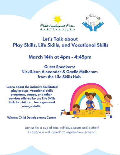 What's Happening at CDC - Child Development Center, Qatar