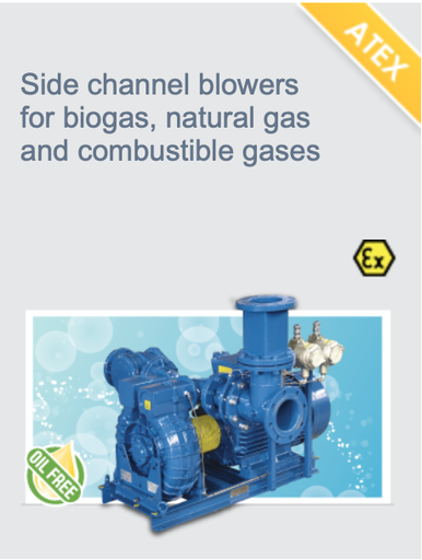 Blowers biogas - Covered lagoon digester - German technology