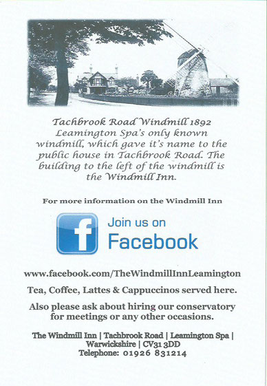 Lunch Menu - The Windmill Inn