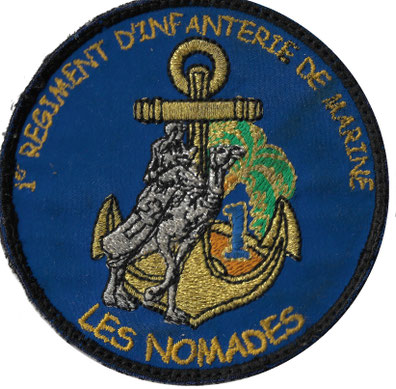 1er RIMa - écussons coins zippos des Troupes de Marine