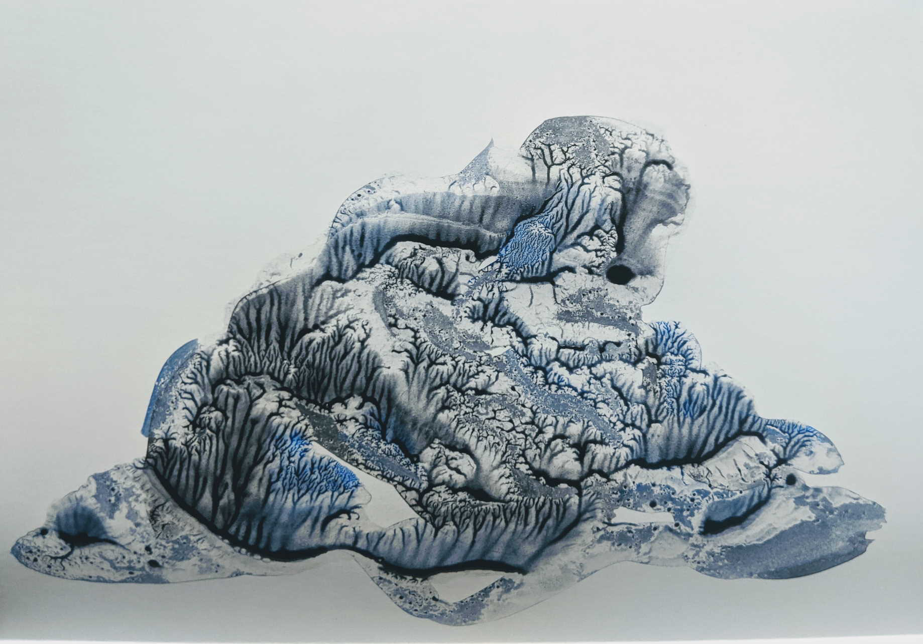 Décalcomanie - Mutmalerei Katrin Uffelmann