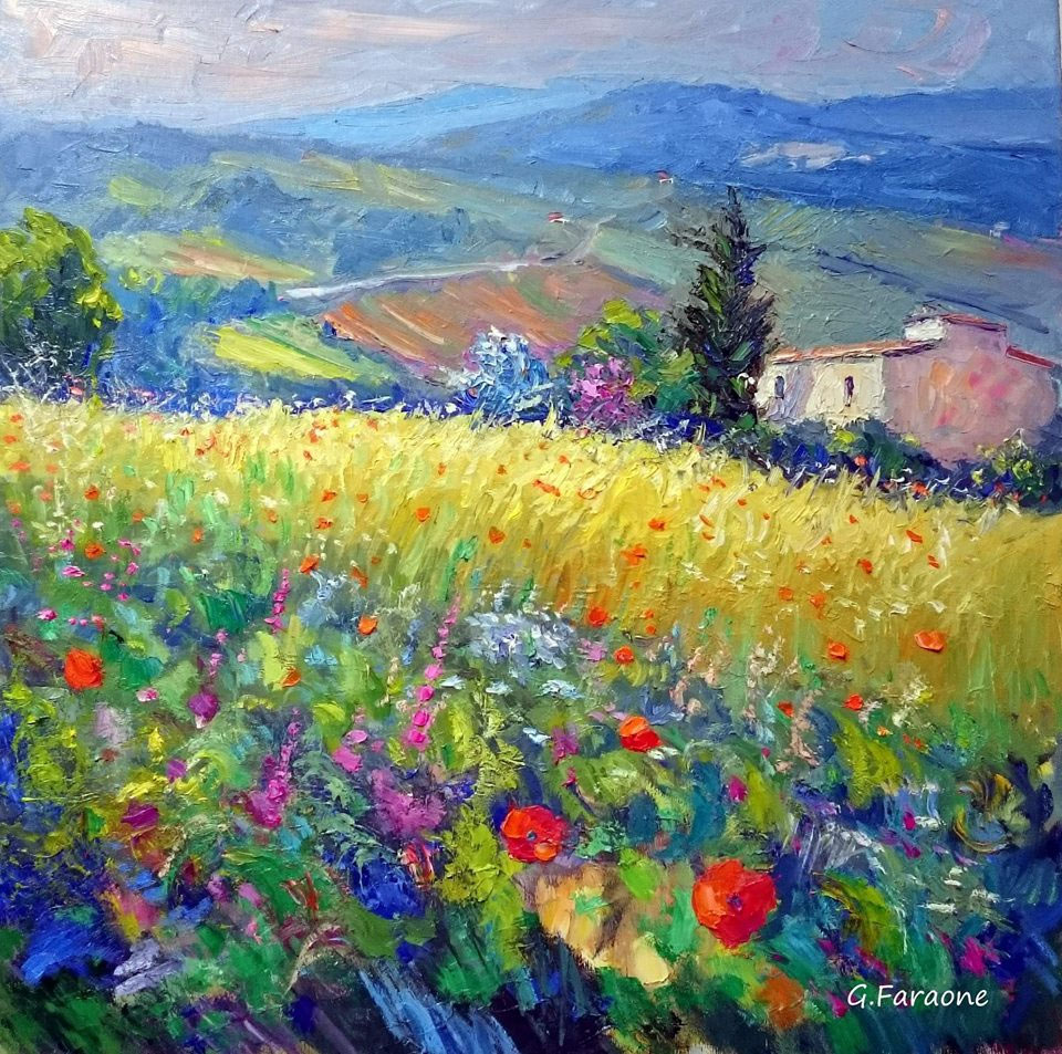 pittore impressionista italiano, Giuseppe Faraone artista emergente ...