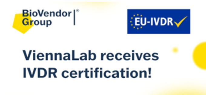 Erste ViennaLab Assays nun bereits IVDR zertifiziert ...