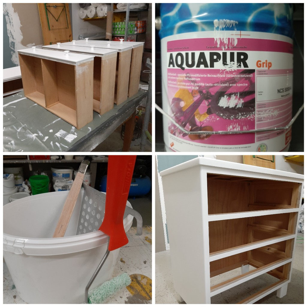 Das Streichen der Kommode - mychestofdrawerss Webseite!