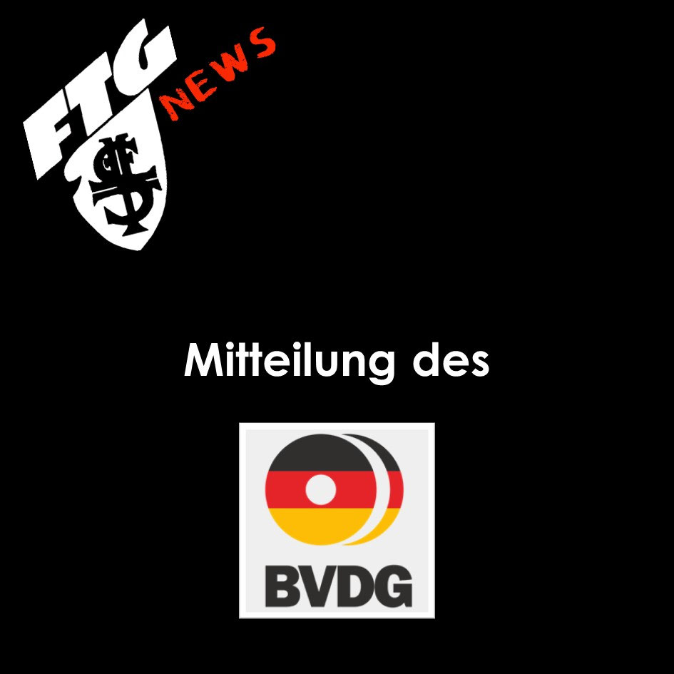 Mitteilung des BVDG - FTG Pfungstadt Abteilung Gewichtheben