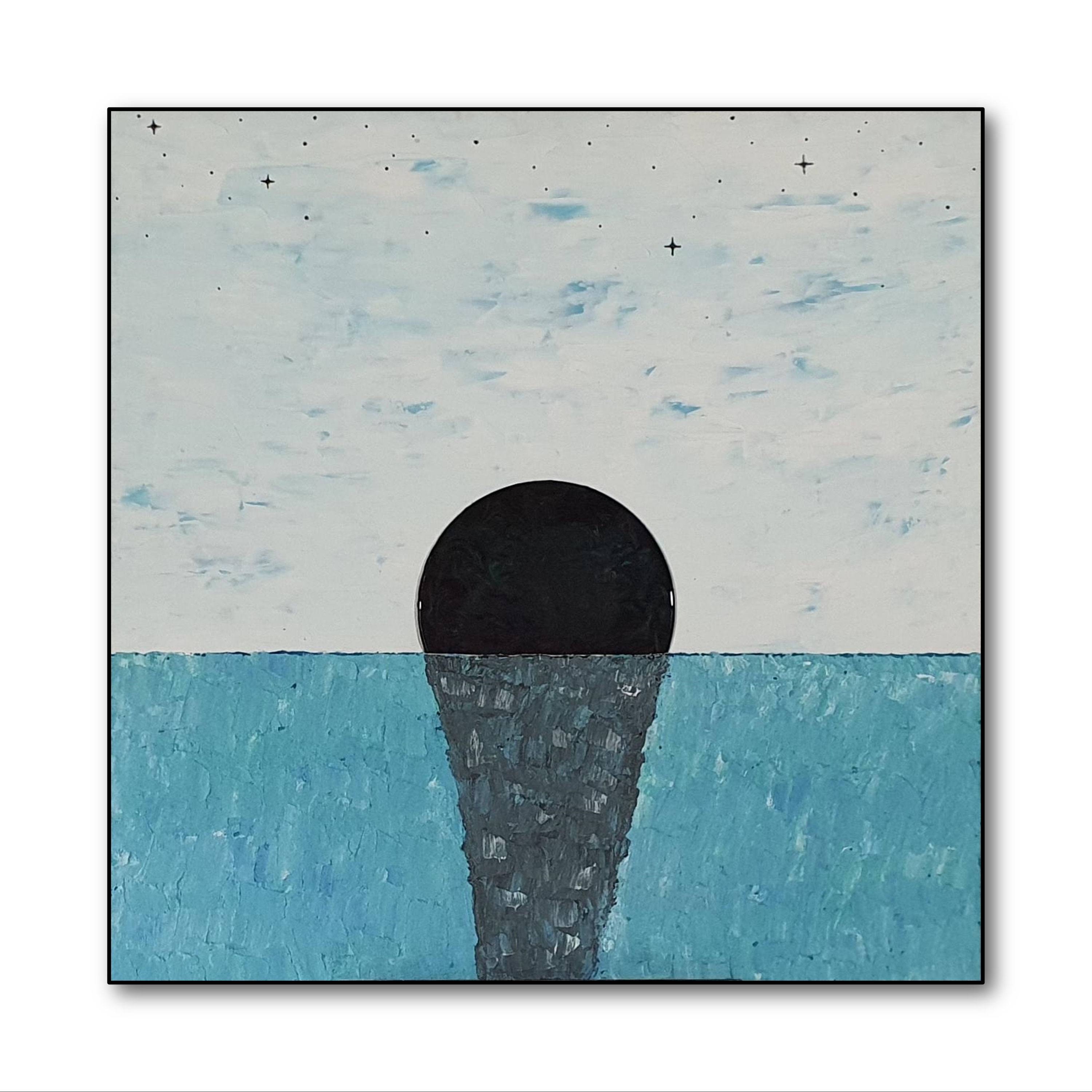 Entstehung von "LIFE WITHOUT SUN" - Kunstatelier Martin Lingens