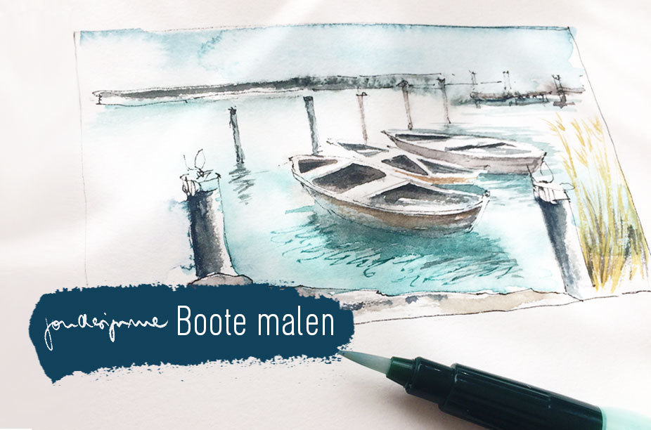 Boote malen- Workshop - für mehr WOW in deinem Aquarell