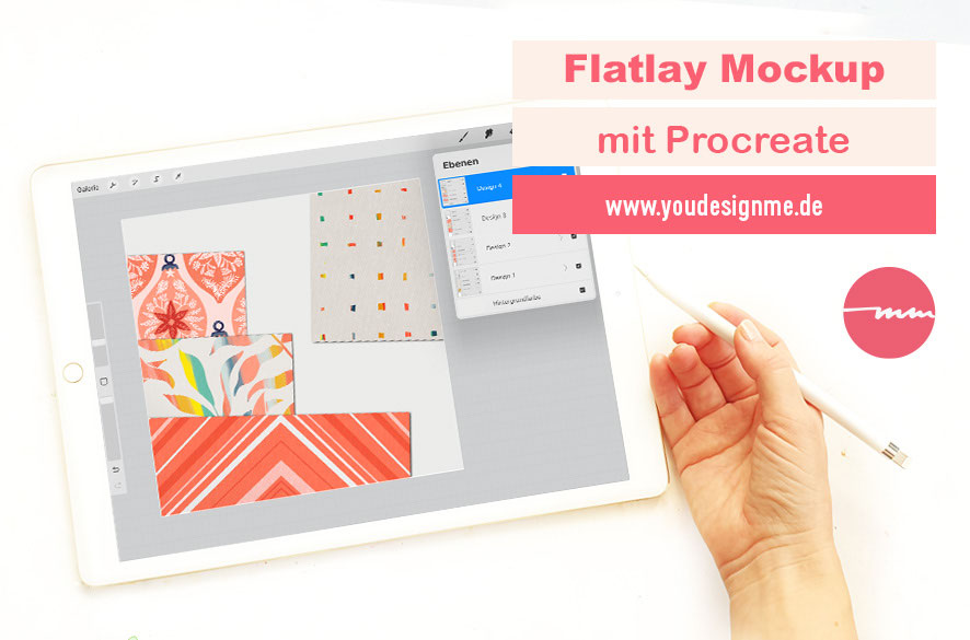 Flatlay Mockup mit Procreate - für mehr WOW in deinem Aquarell