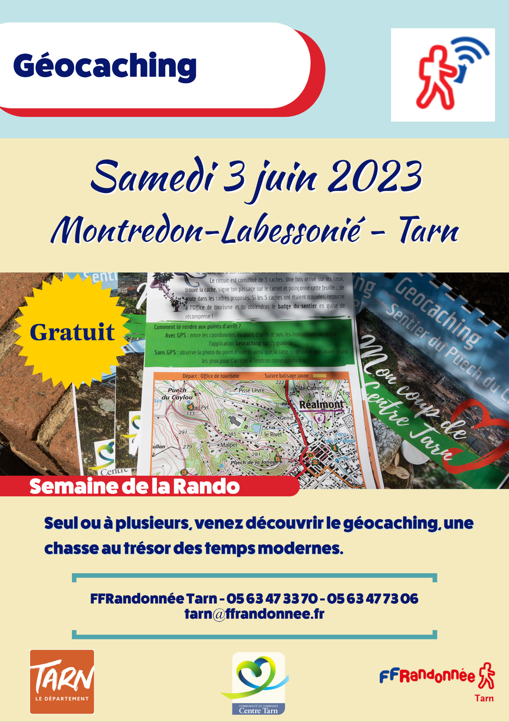 Journée Géocaching - Samedi 3 juin 2023 - Montredon-Labessonié - Comité ...