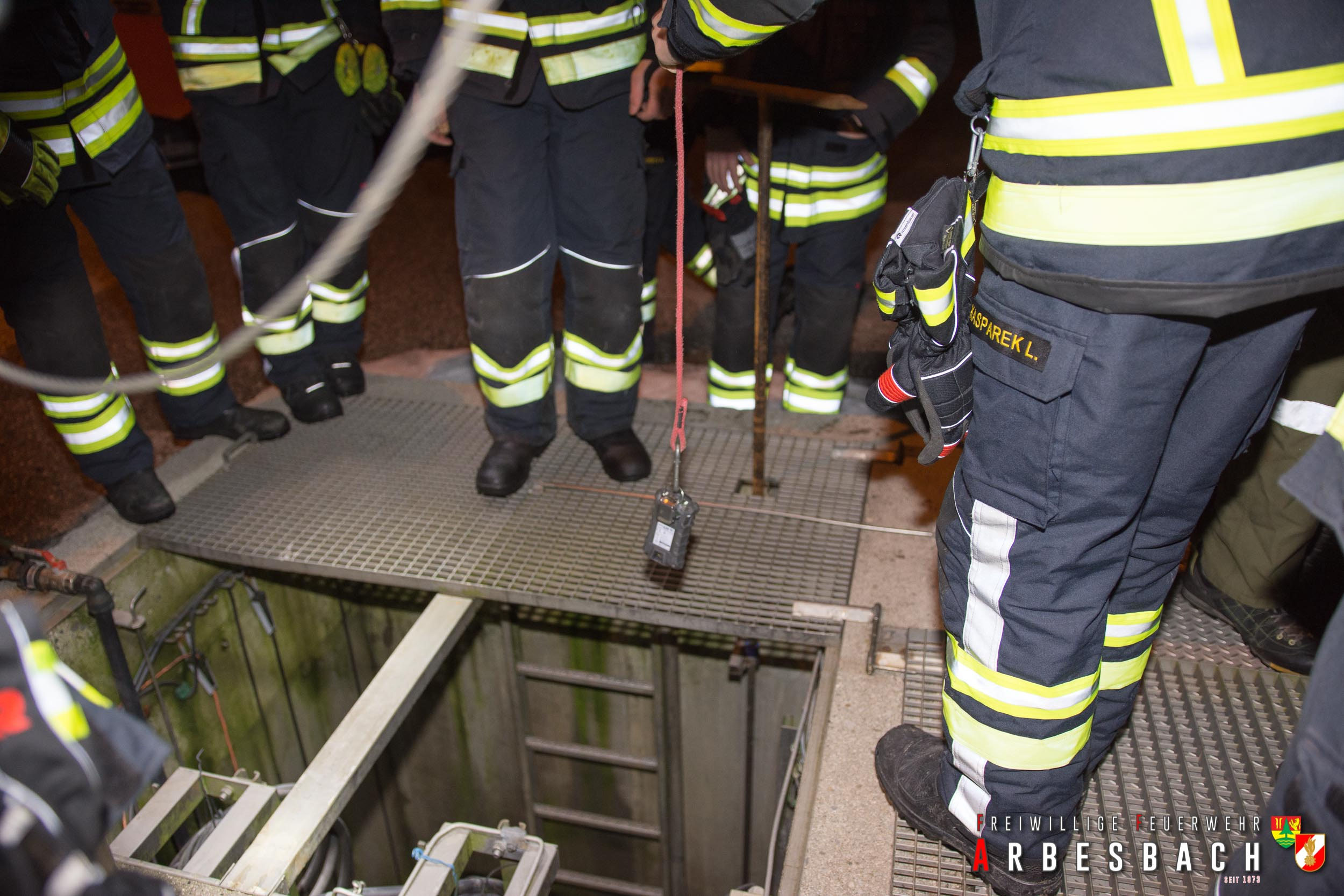 Schadstoffübung - Gaswarngerät | 14.02.2020 - FF Arbesbach