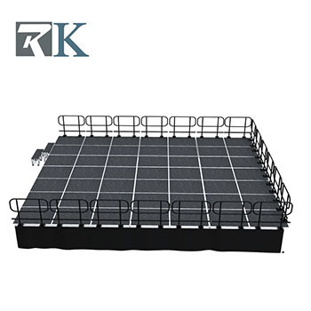 RK portable stage handrails ensures your safety. - stageprops