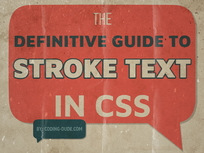 Stroke Text in CSS - The Definitive Guide - Design Freebies