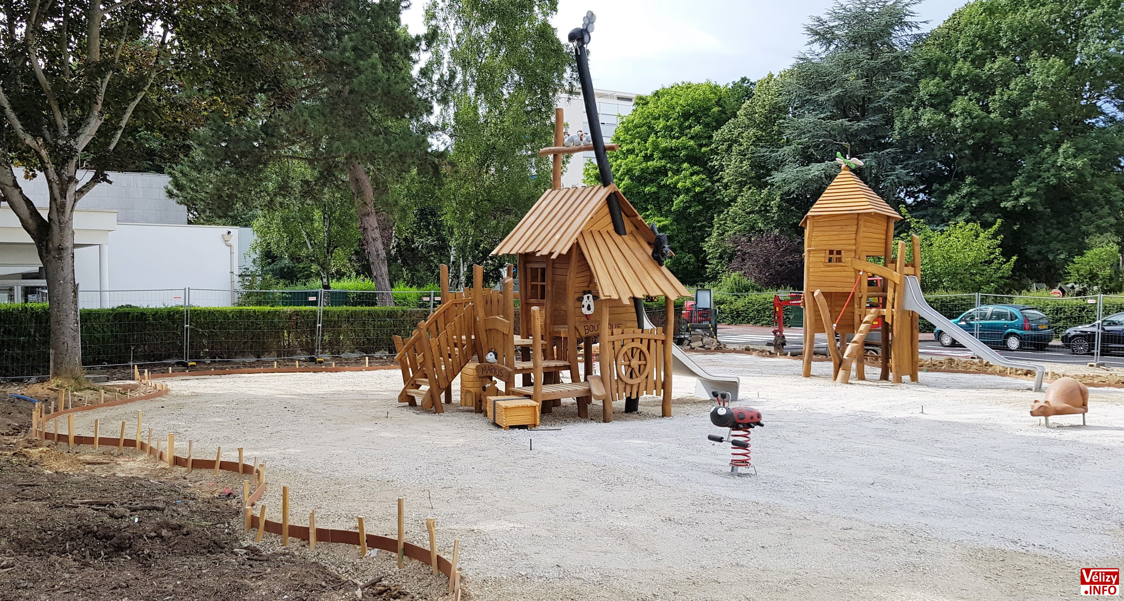 CONSTRUCTION DE L’AIRE DE JEUX MARCEL PAGNOL - Vélizy Info - Actualités de Vélizy-Villacoublay