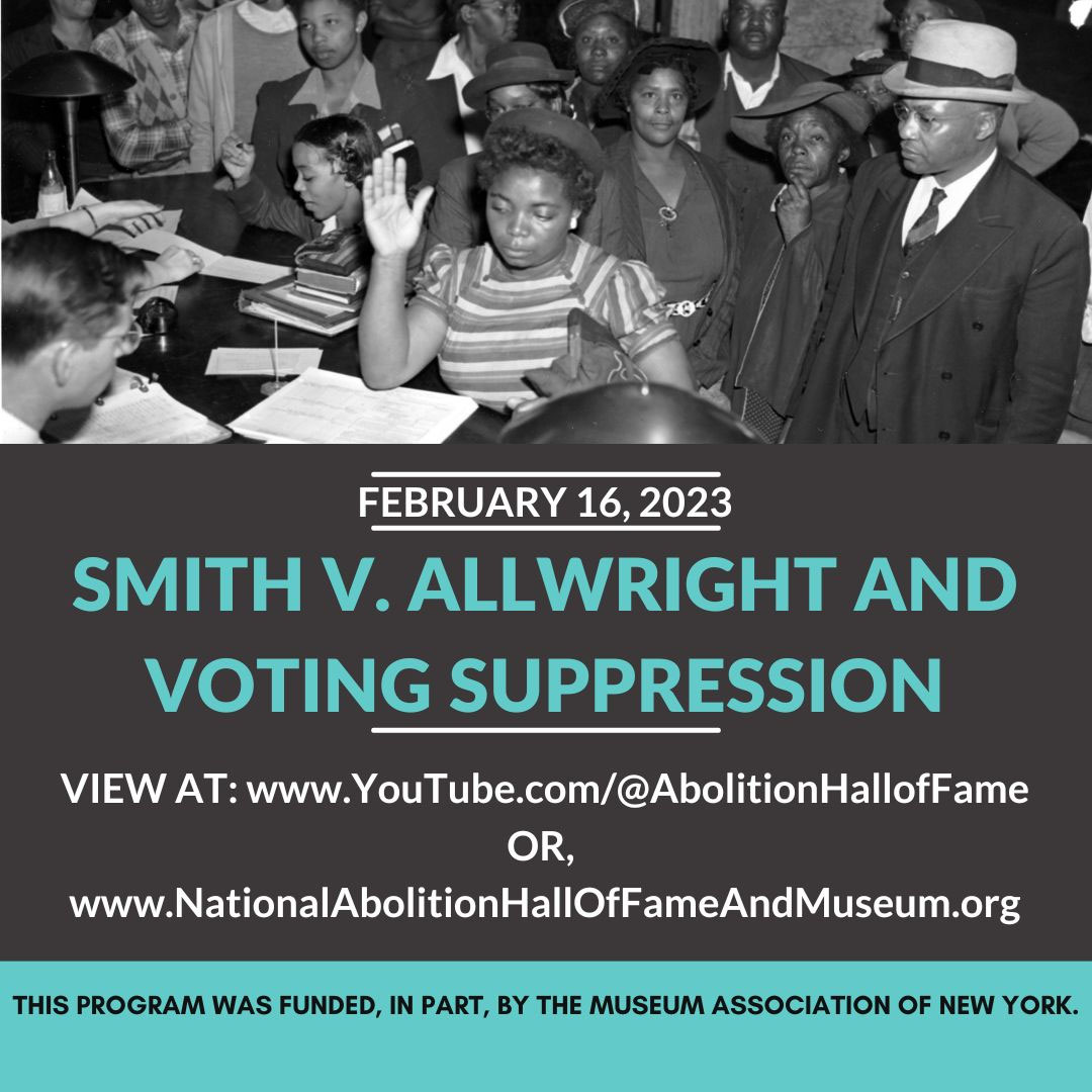 Smith v. Allwright and Voting Suppression (1944) - peterborony