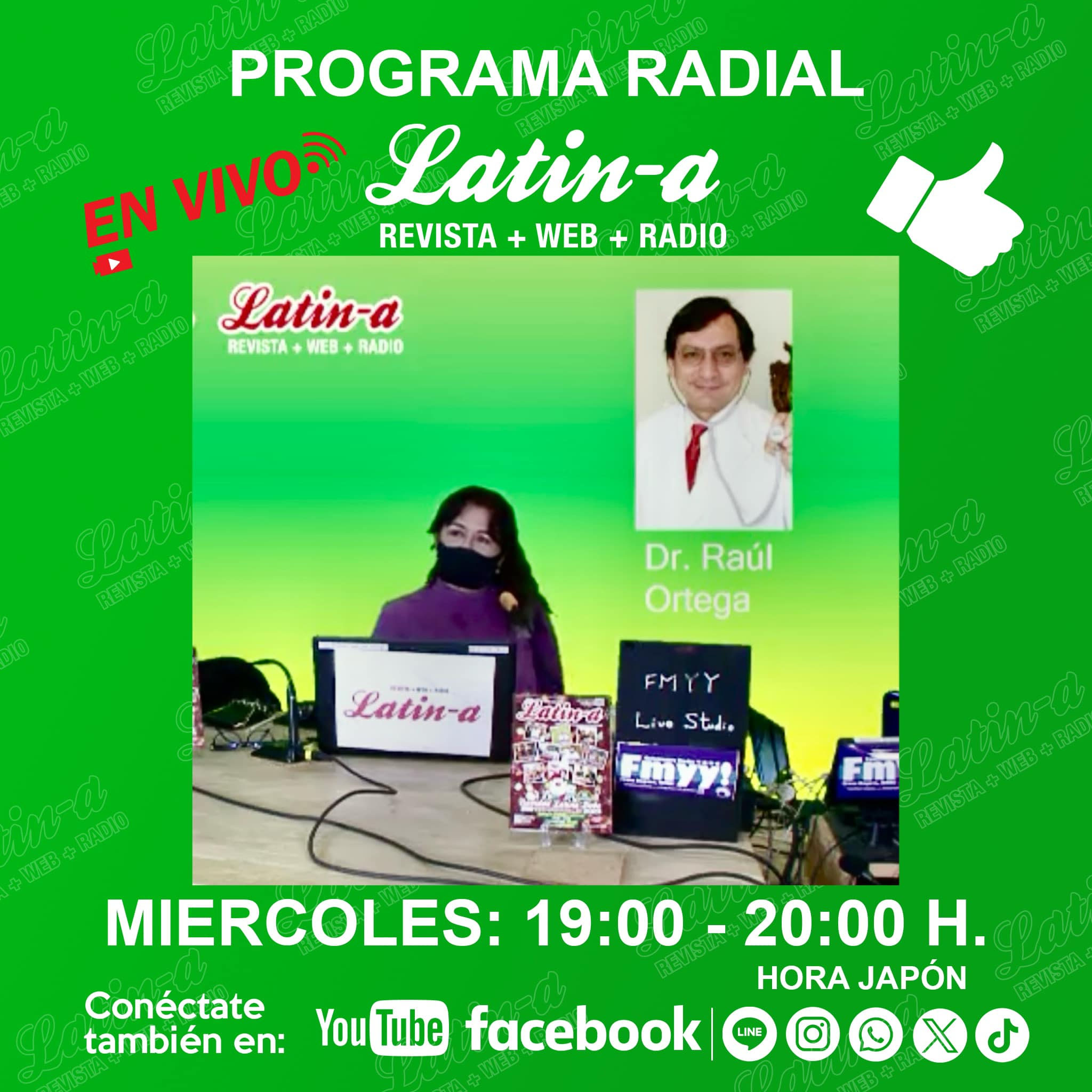 Programa radial Latin-a / ラジオ番組ラティーナ - Página web de hlc-jp