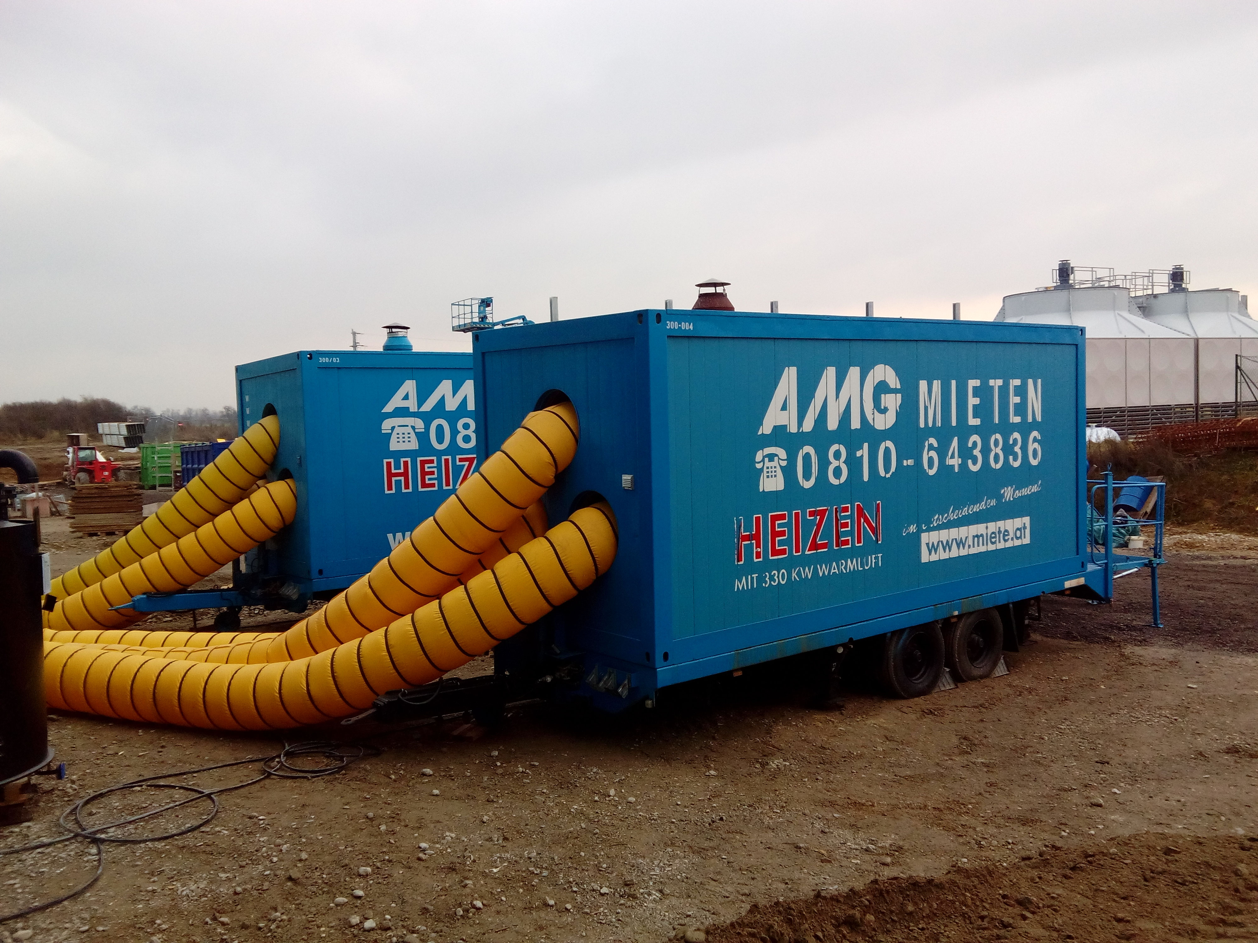 Mobile Heizung mieten - AMG Miete GmbH
